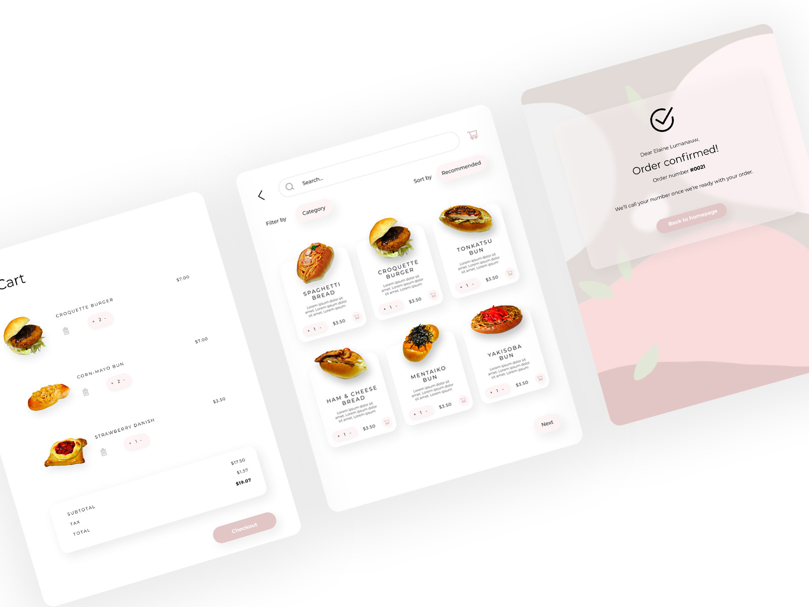 iPad Menu Restaurant by Elaine Lumanauw on Dribbble