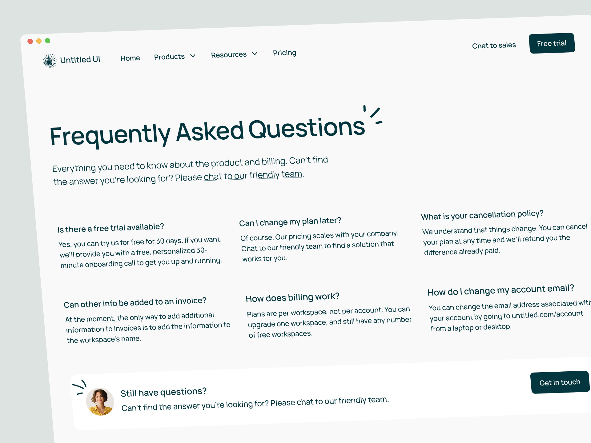 FAQs — Untitled UI by Jordan Hughes® on Dribbble