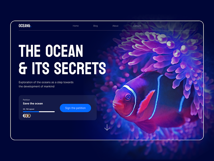 Landing Page | Ocean& by Desire Creative Agency for Desire Creative on ...
