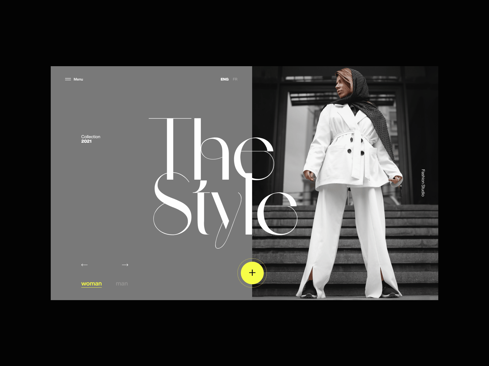 Fashion Header by Natalija Stosic on Dribbble