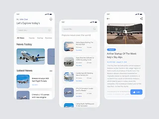 News UI designs, themes, templates and downloadable graphic elements on ...