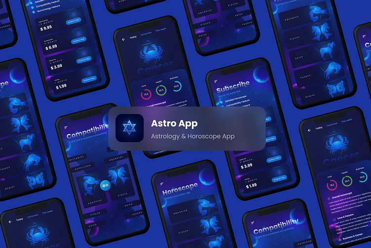 Astrology App UI Kit| Horoscope App UI Kit|Numerology App UI Kit by ...