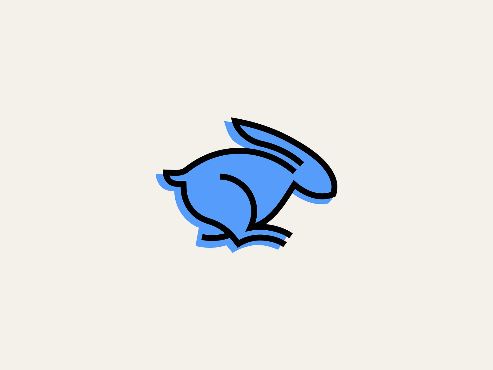 Logo Mark - Rabbit by Renée Helda on Dribbble