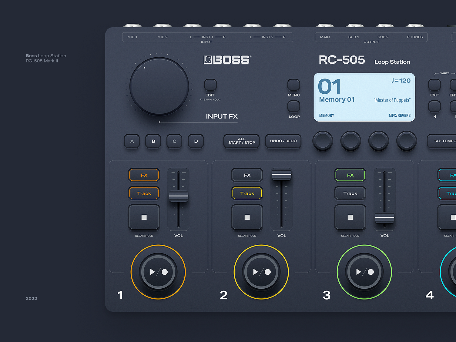 Boss Loop Station Redesign by Mik Skuza on Dribbble