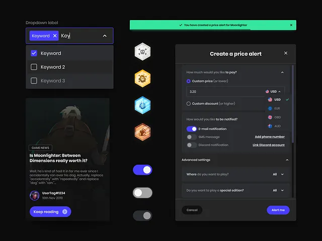Toggle Button designs, themes, templates and downloadable graphic ...