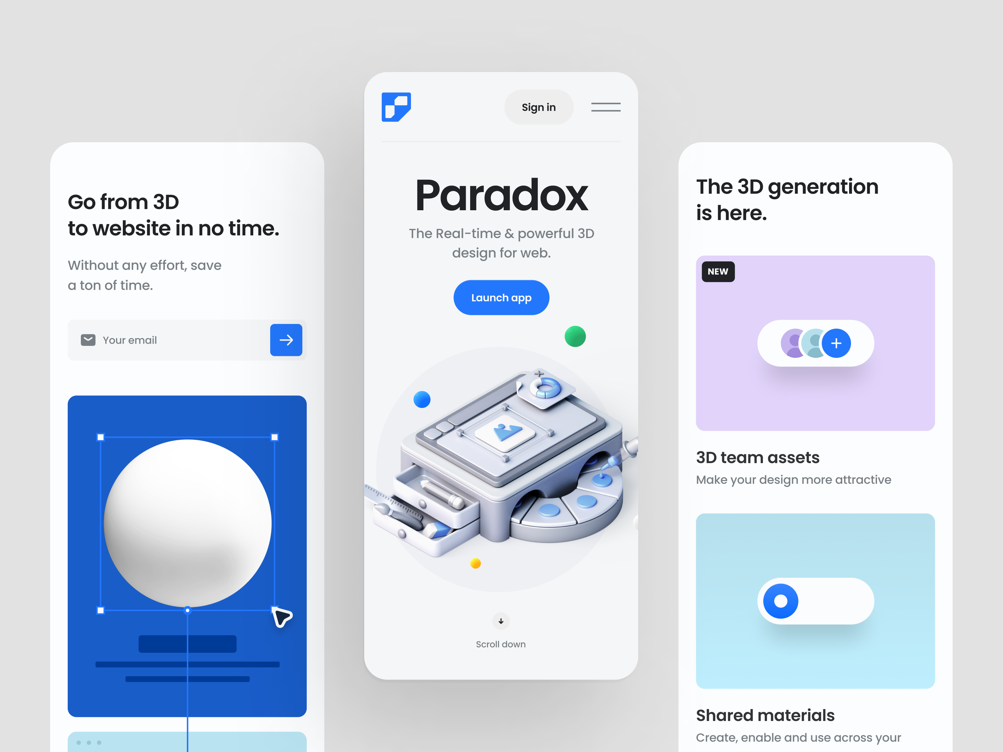 Paradox – Mobile Responsive by Tran Mau Tri Tam for UI8 on Dribbble