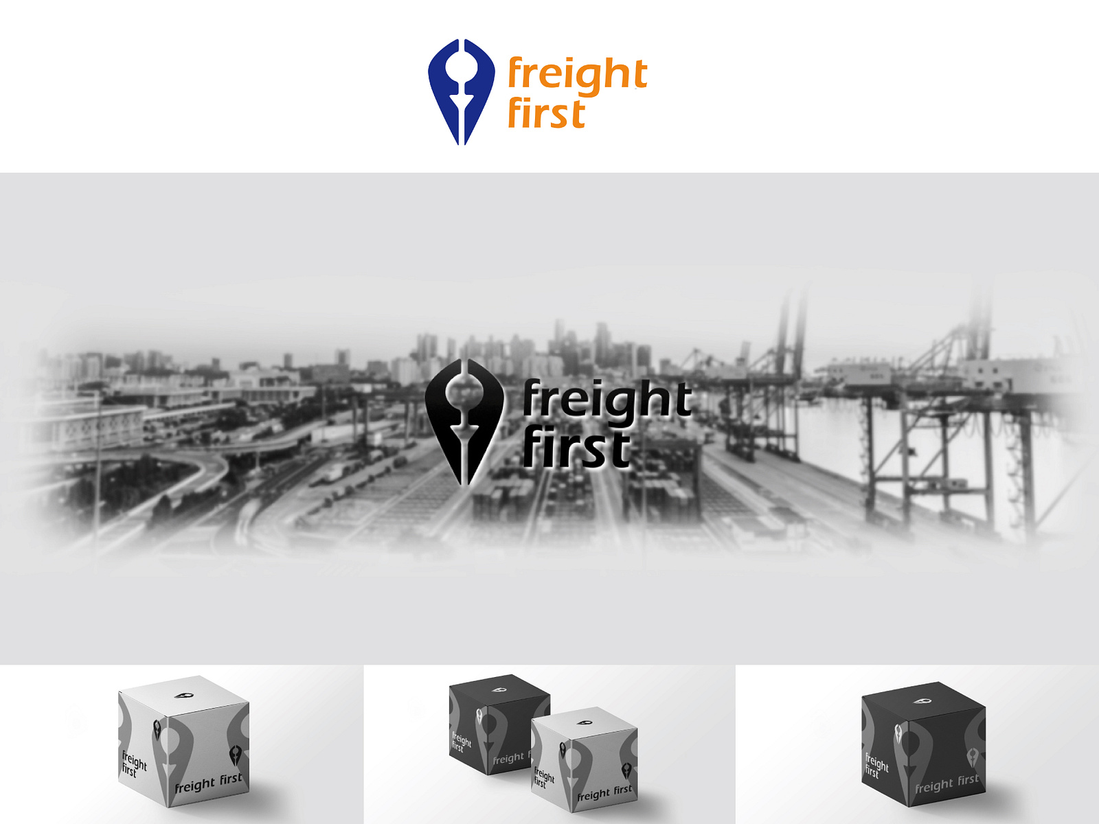 freight first logo by Esraa El-sheikh on Dribbble
