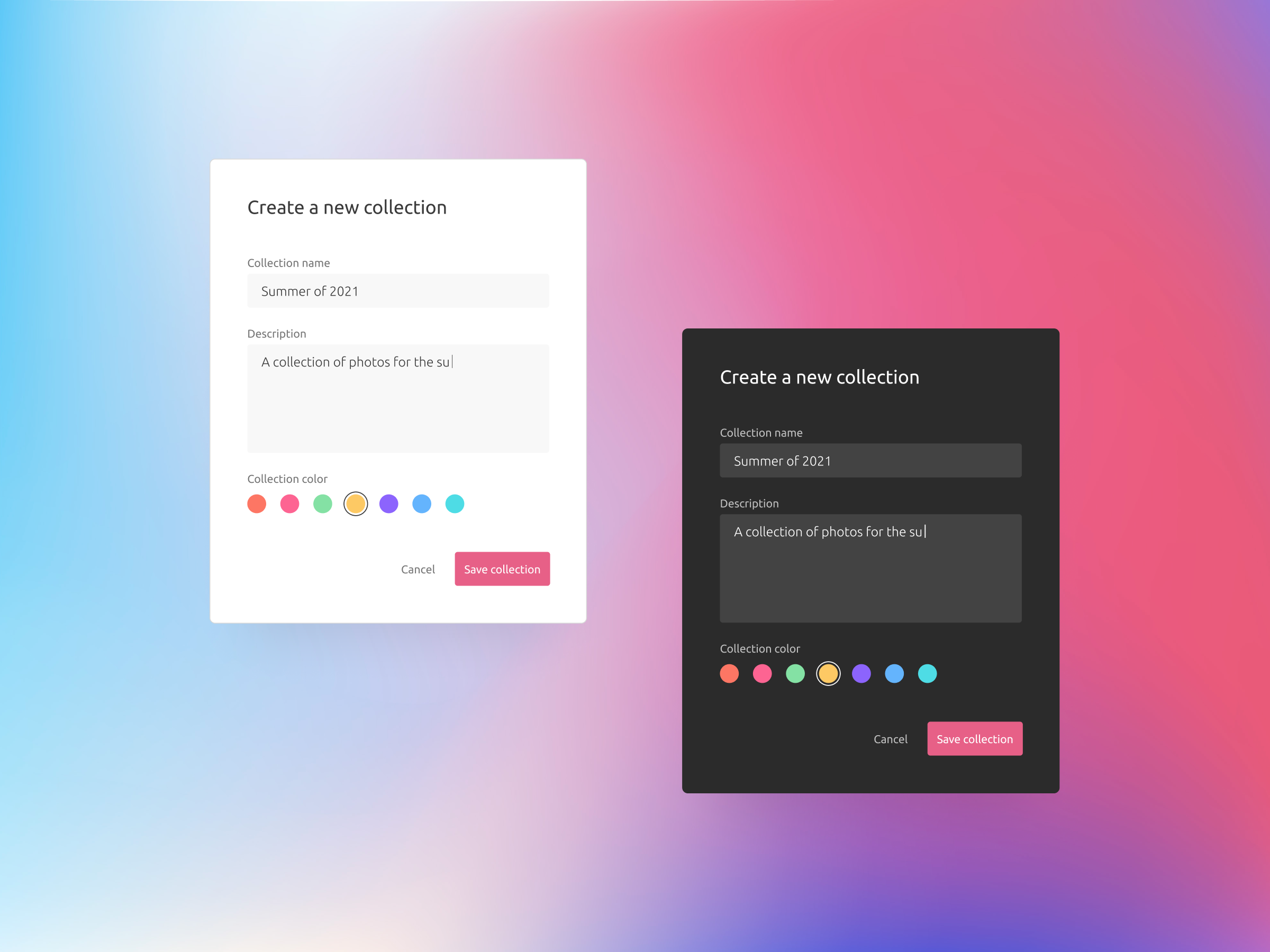 Create Collection By Baldur Arge On Dribbble