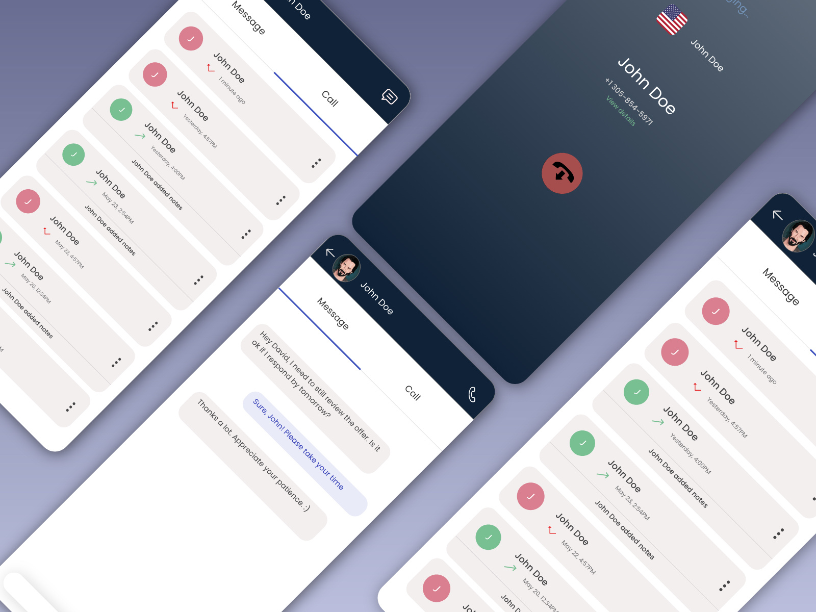 Chat extension for Google Chrome by archna dosija on Dribbble