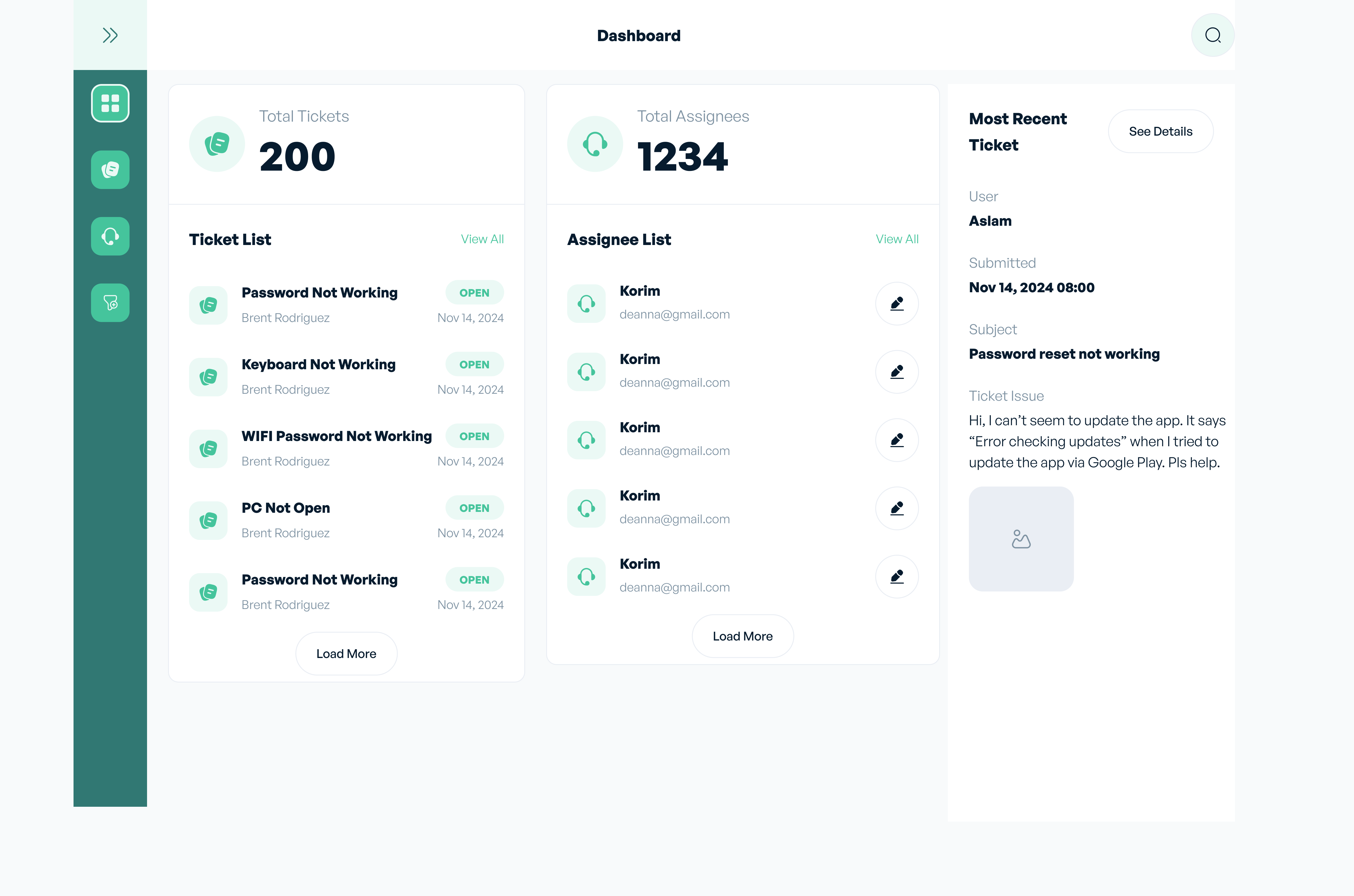 IT Support Ticketing System App by Md Nahid Hossain on Dribbble