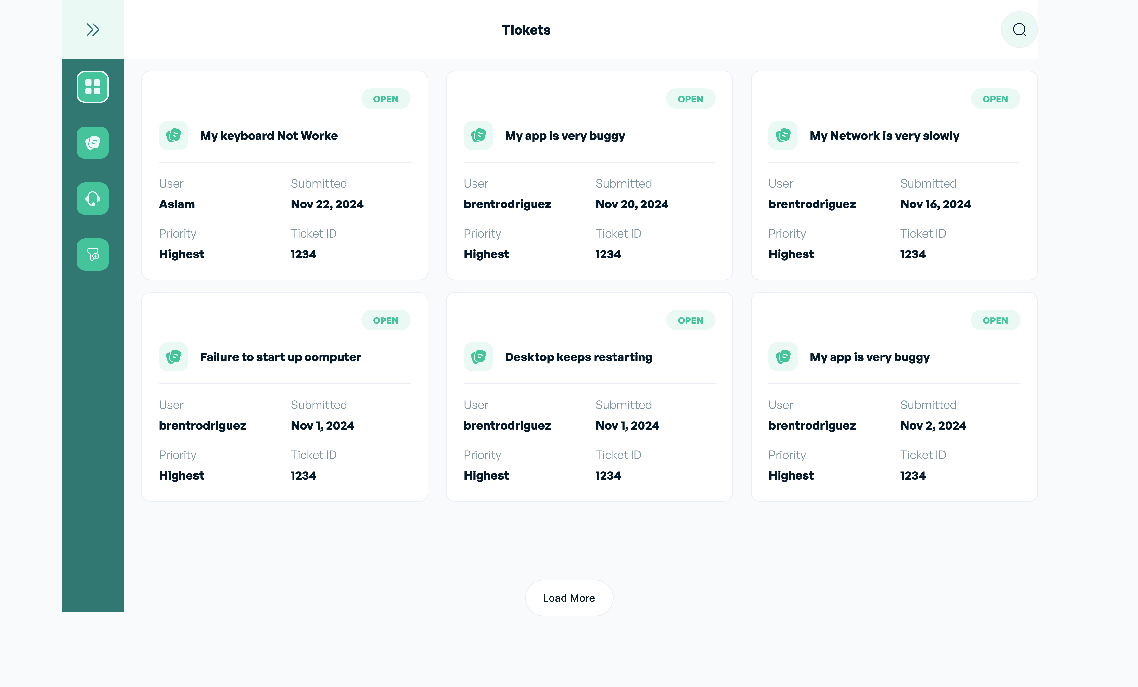 IT Support Ticketing System App by Md Nahid Hossain on Dribbble