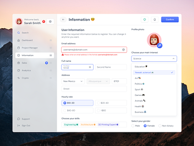 Input Desktop Forms - Figma UI kit by Roman for Setproduct on Dribbble