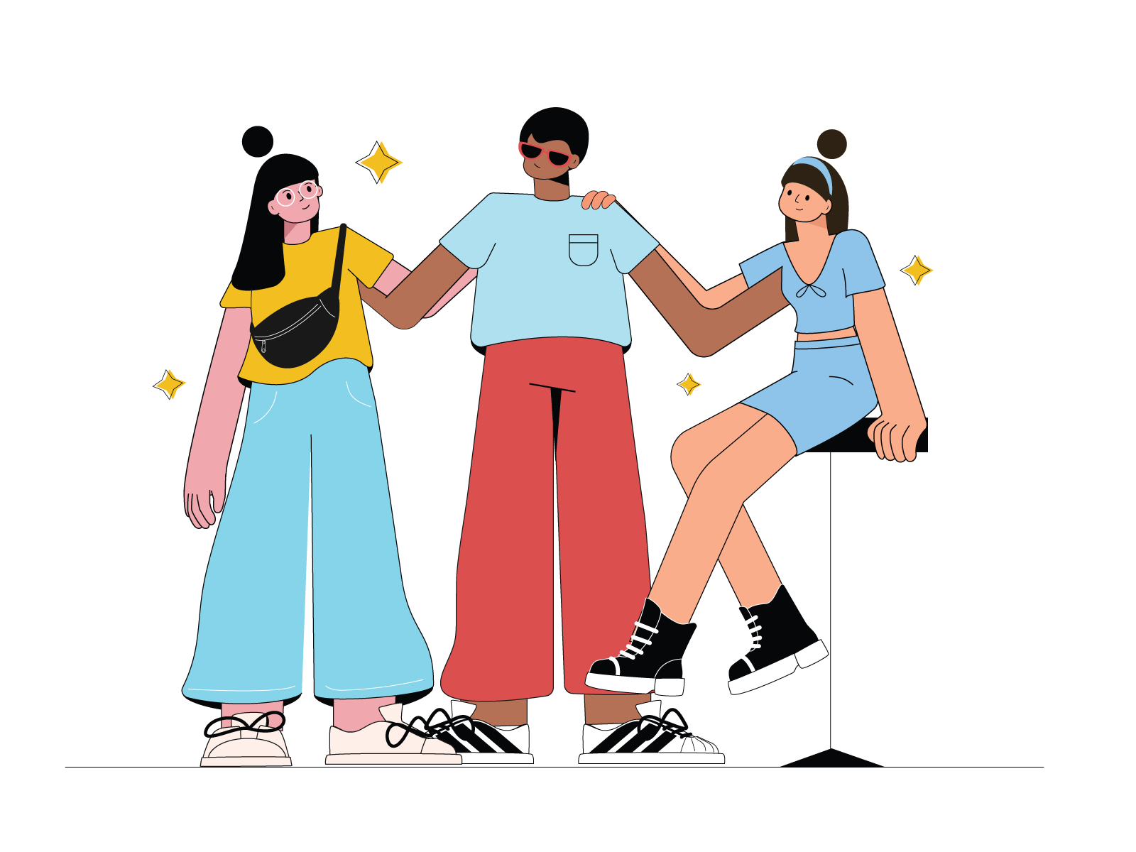 Friendship ️ FREEBIE ️ by Tamara on Dribbble