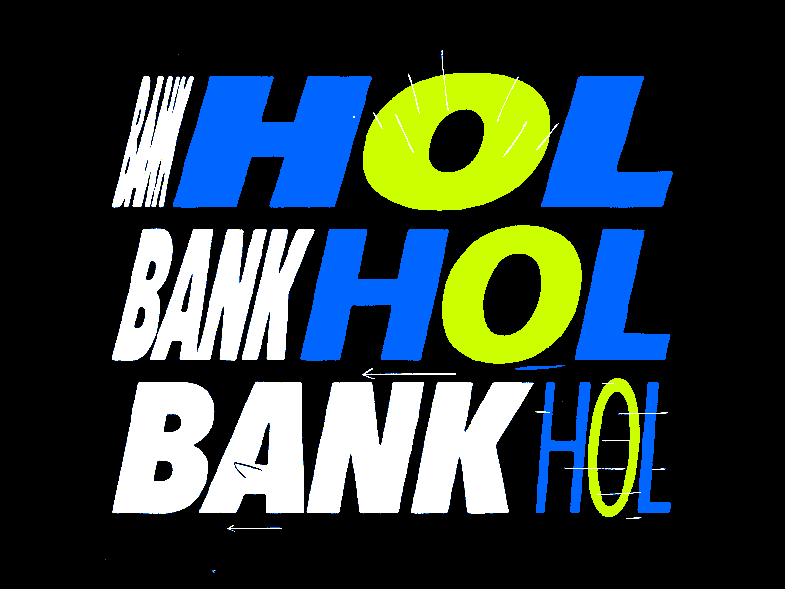 BANK HOL by Mat Voyce on Dribbble