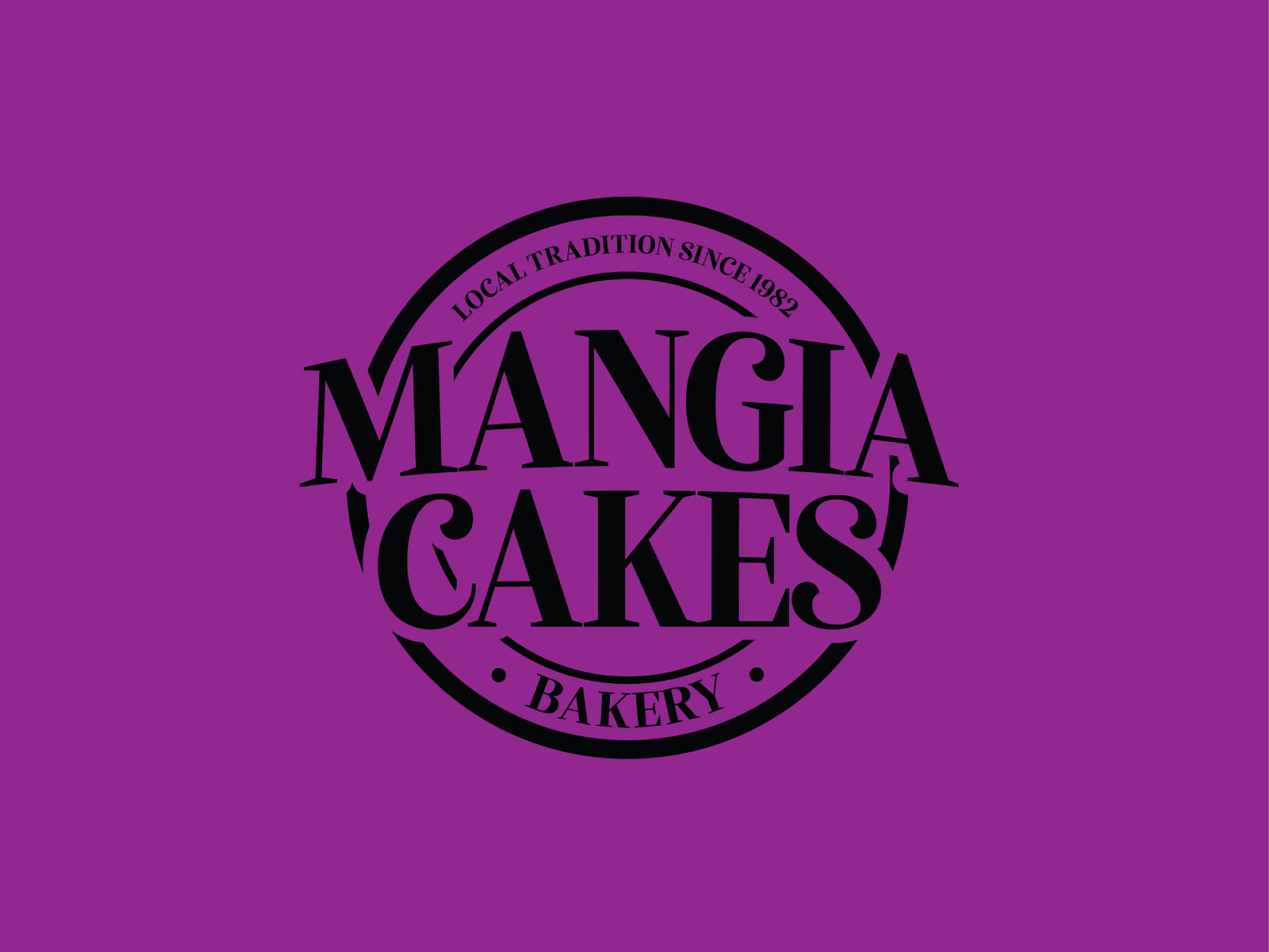 Mangia Cakes Bakery by Kristine Hotchkiss on Dribbble