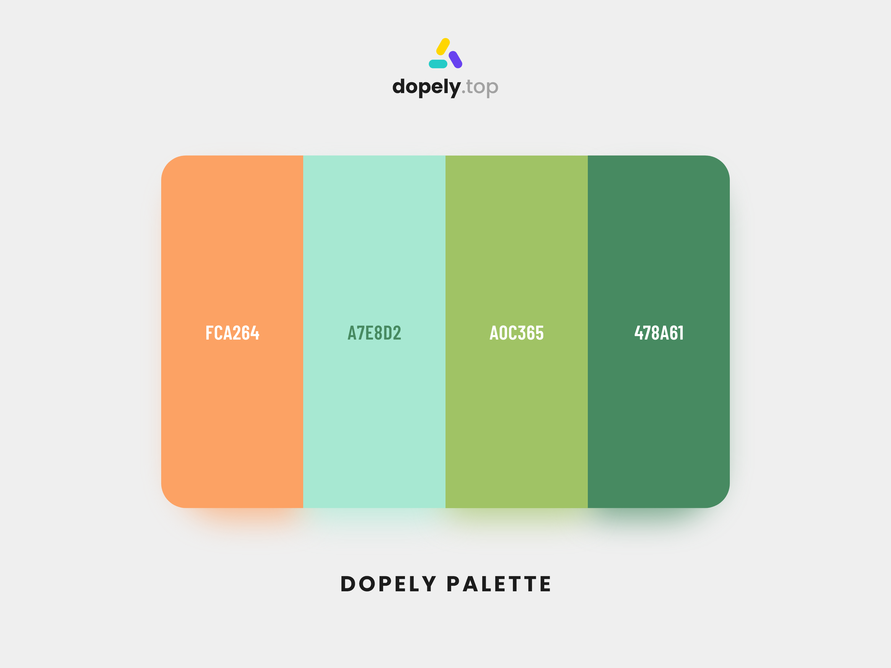Dopely Color Palette by Dopely on Dribbble