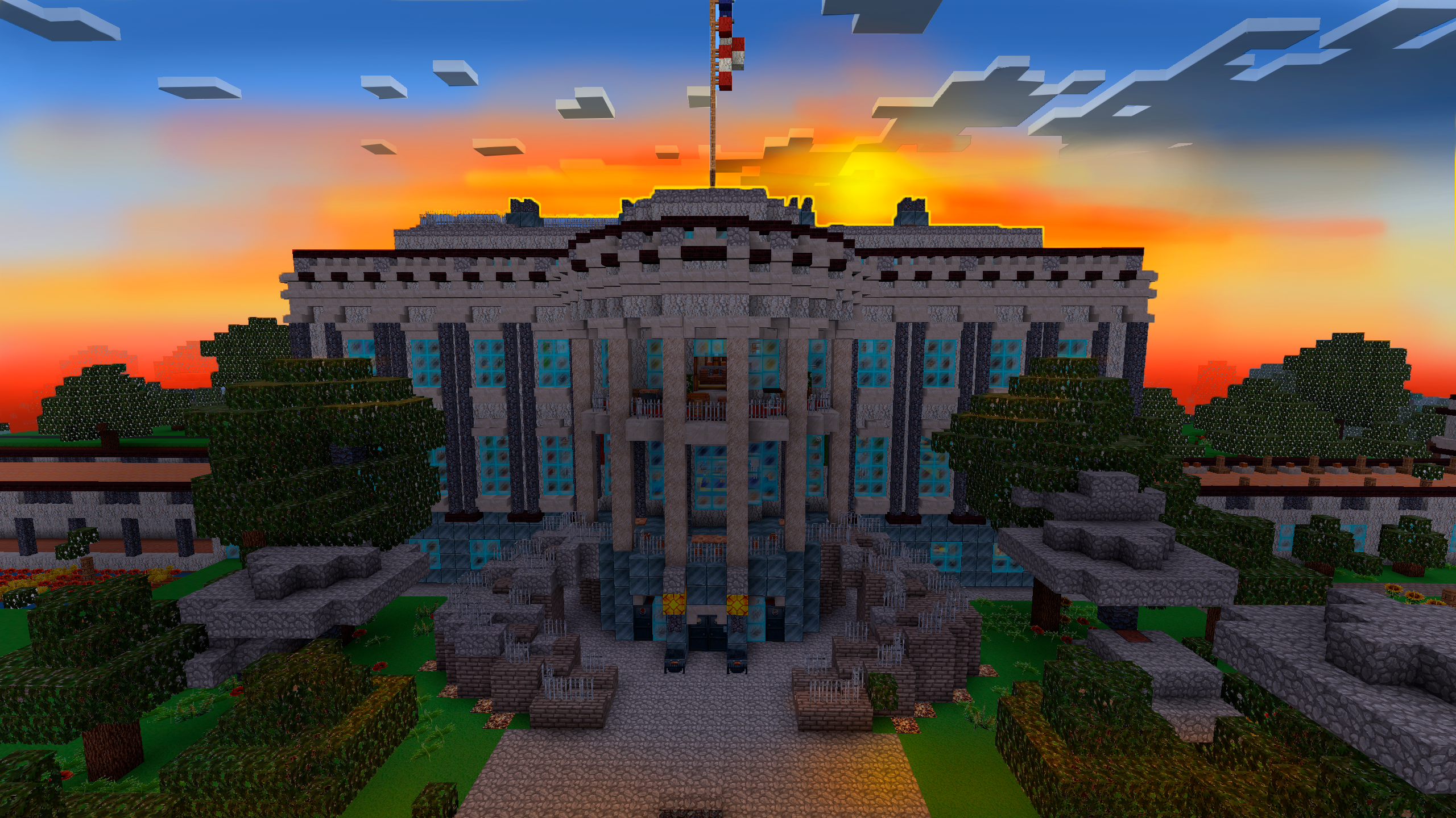 White House Minecraft My Minecraft White House Replica! : R/Minecraft