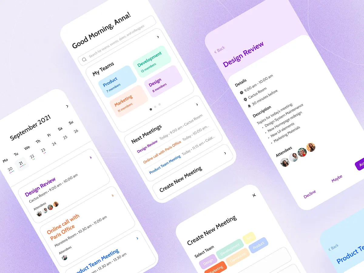 Schedule App designs, themes, templates and downloadable graphic ...