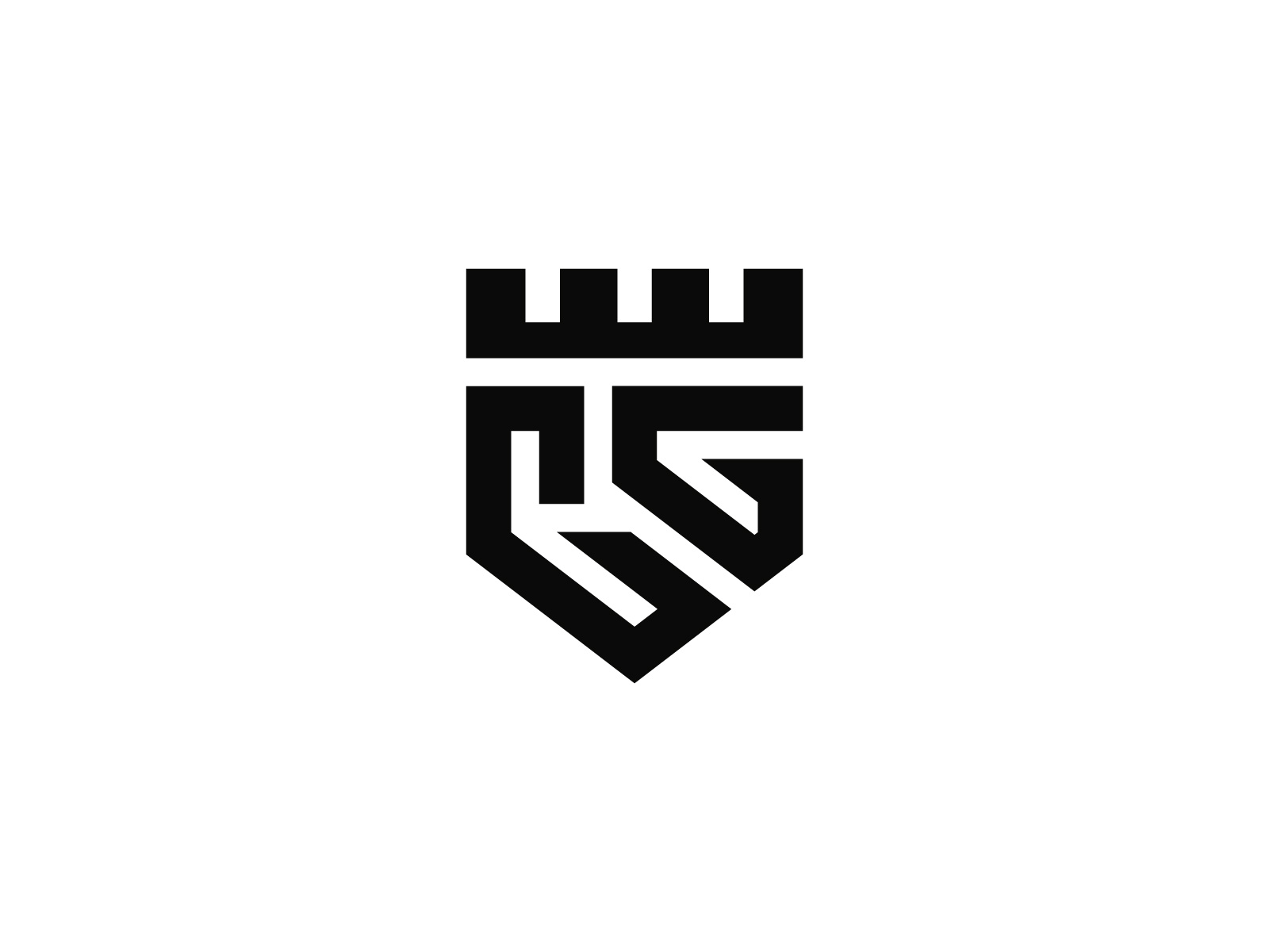 CG Shield Logo With The Crown by Sabuj Ali on Dribbble