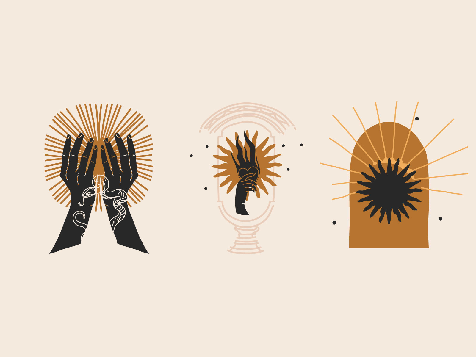 Sun set by Anastasy_helter on Dribbble