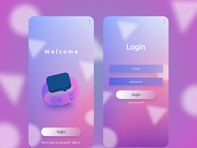 Login Page Design Concept by Sparsh Roy on Dribbble