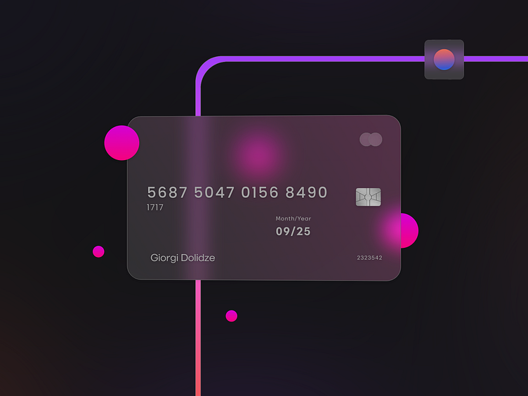 Glass Card Design by Giorgi on Dribbble