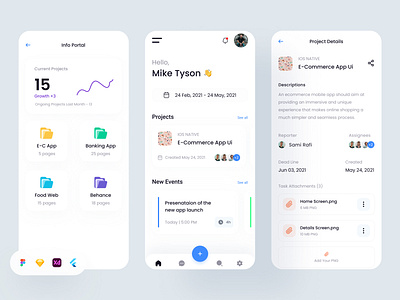 Crm App designs, themes, templates and downloadable graphic elements on ...