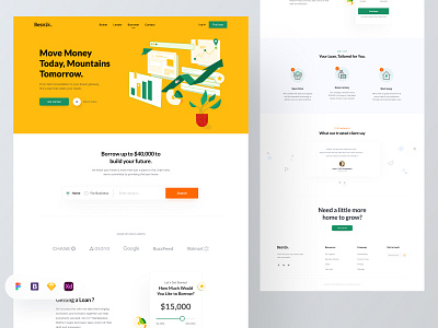 Loan Website designs, themes, templates and downloadable graphic ...