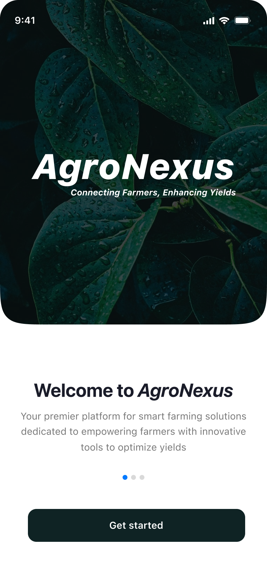 AgroNexux - Agrotech app by Toluwalope John on Dribbble