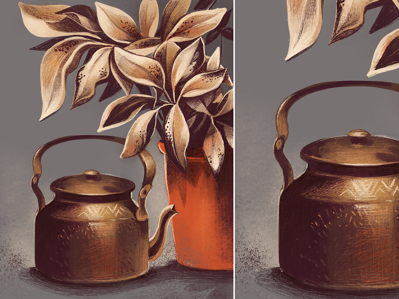 ketali - Good old Indian Chai Jug by ranganath krishnamani on Dribbble