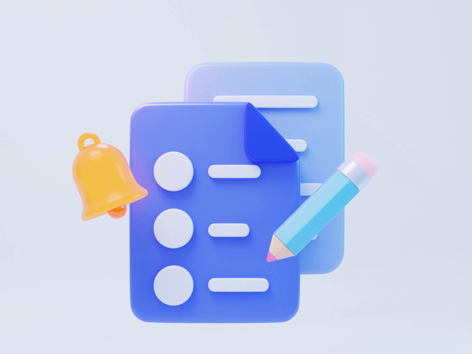 Task list by Bel Tsang on Dribbble