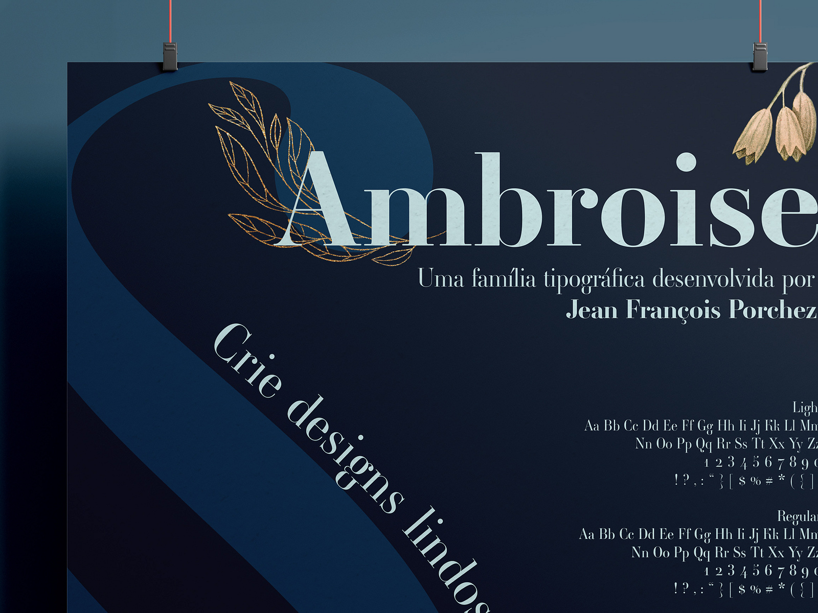 Poster - Ambroise Font by Fernanda Arias on Dribbble