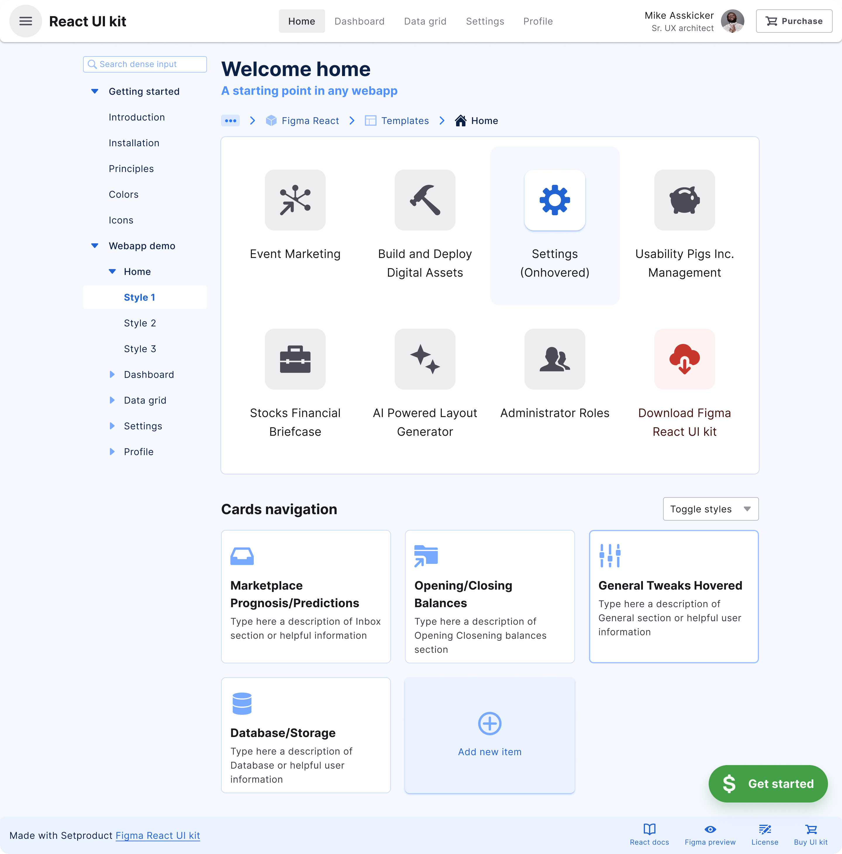 Figma React system — 2 in 1 UI kit to design & code by Roman Kamushken ...