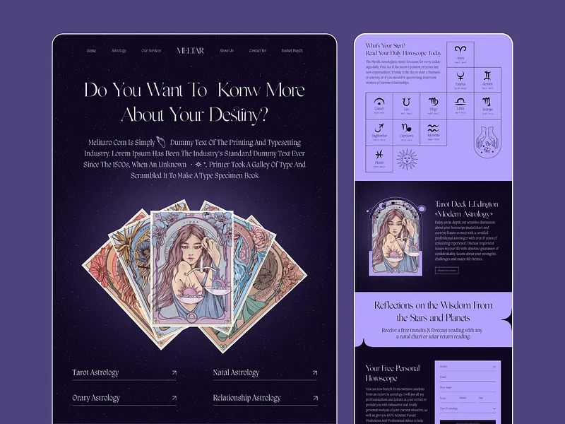 Astrology Website designs, themes, templates and downloadable graphic ...