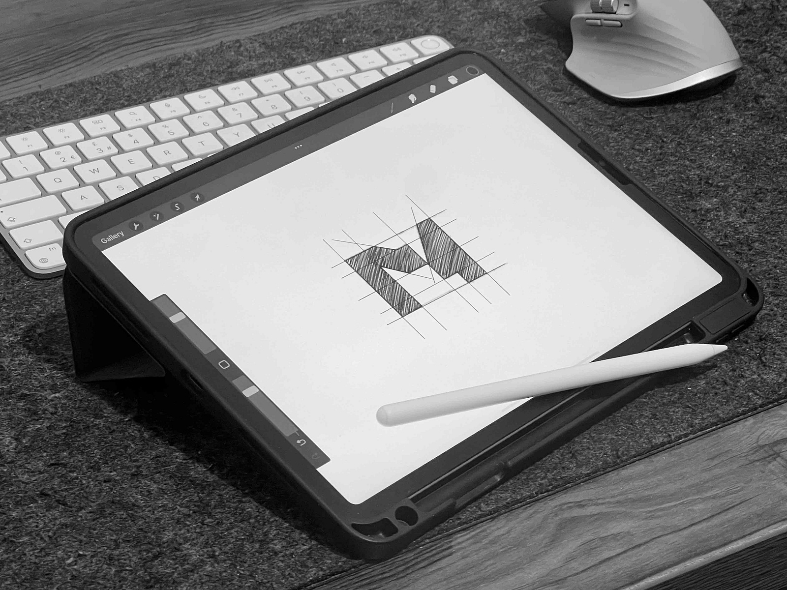 M1 Monogram by Reza Moradi for Obtic™ on Dribbble