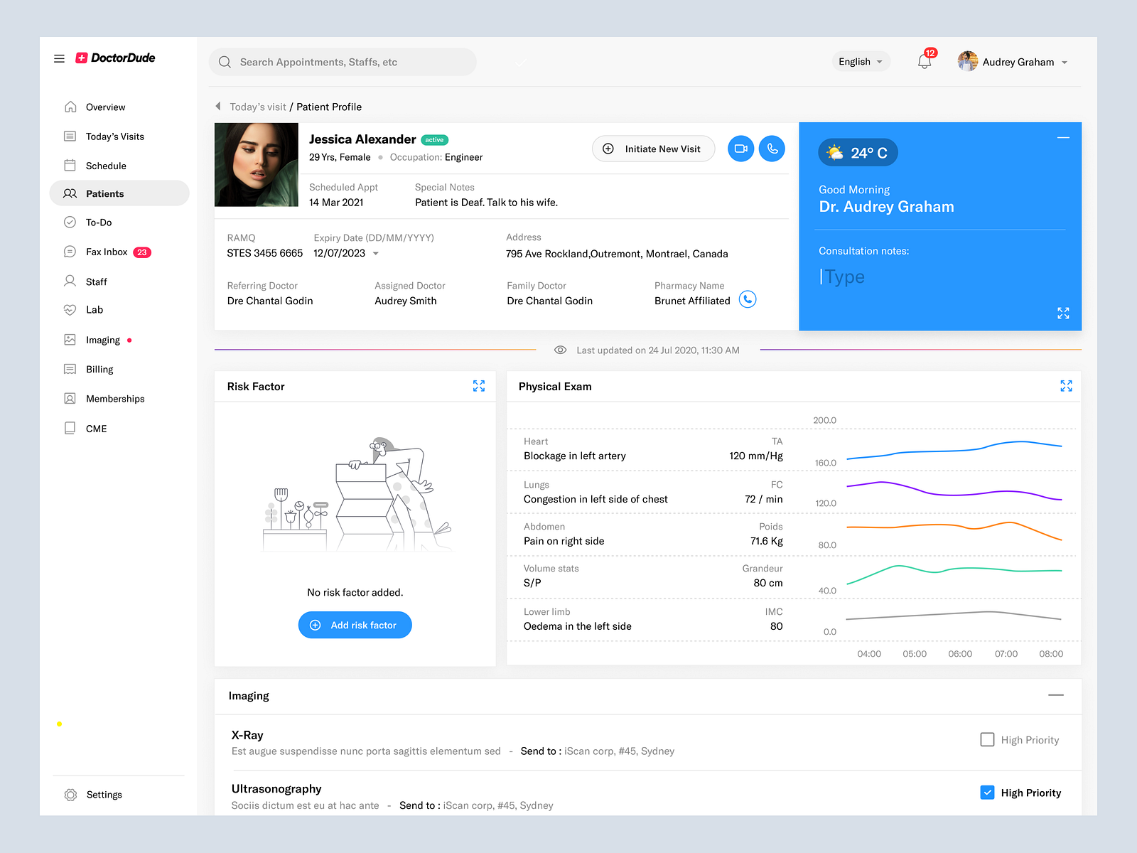 Patient Profile Management by Divan Raj on Dribbble