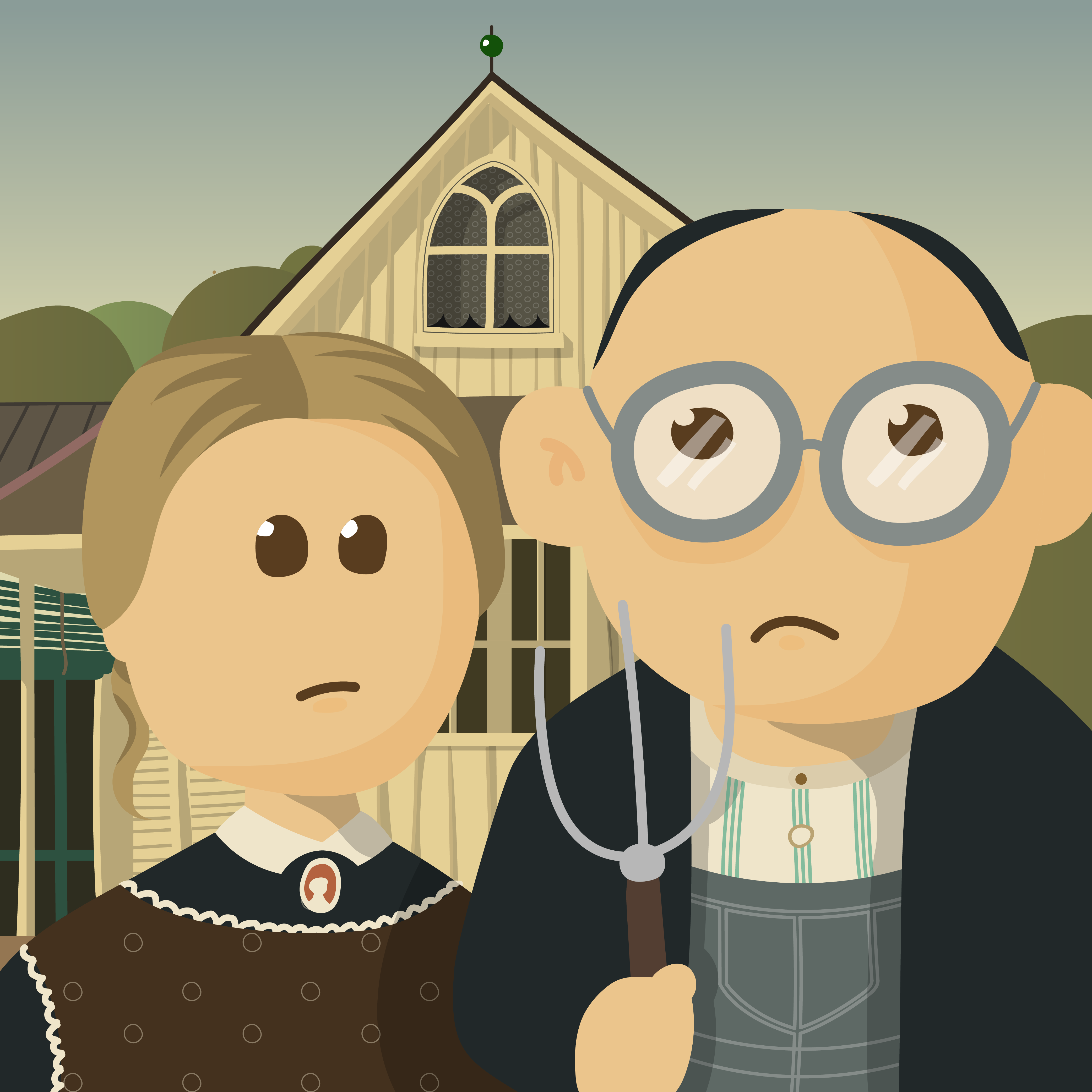 American Gothic - Study picture. by Kai Design on Dribbble
