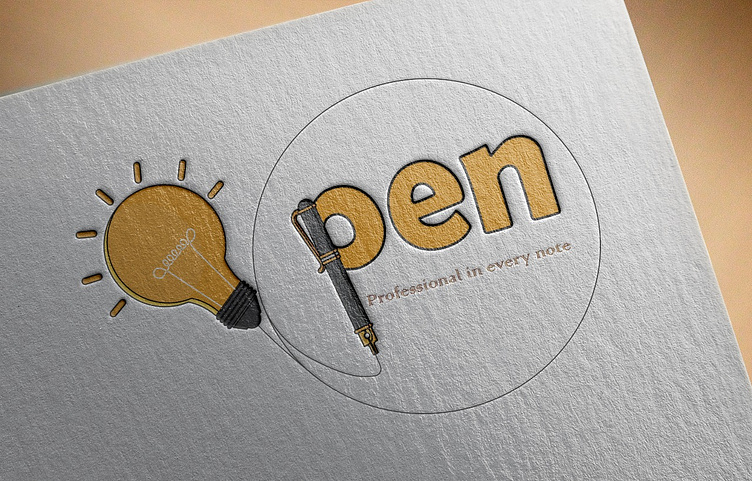 Pen logo desgin by Anas Tarek on Dribbble