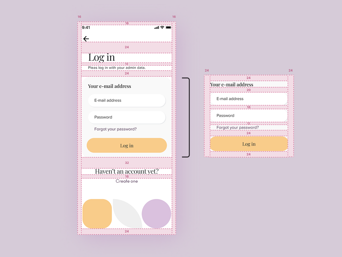 Spacing - Screen anatomy 3/3 by Marta Mielcarek for intent | IoT Agency ...