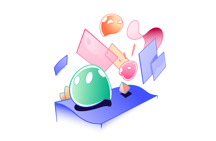 Privy Illustration by Bogdan Olimpiyuk for unfold on Dribbble