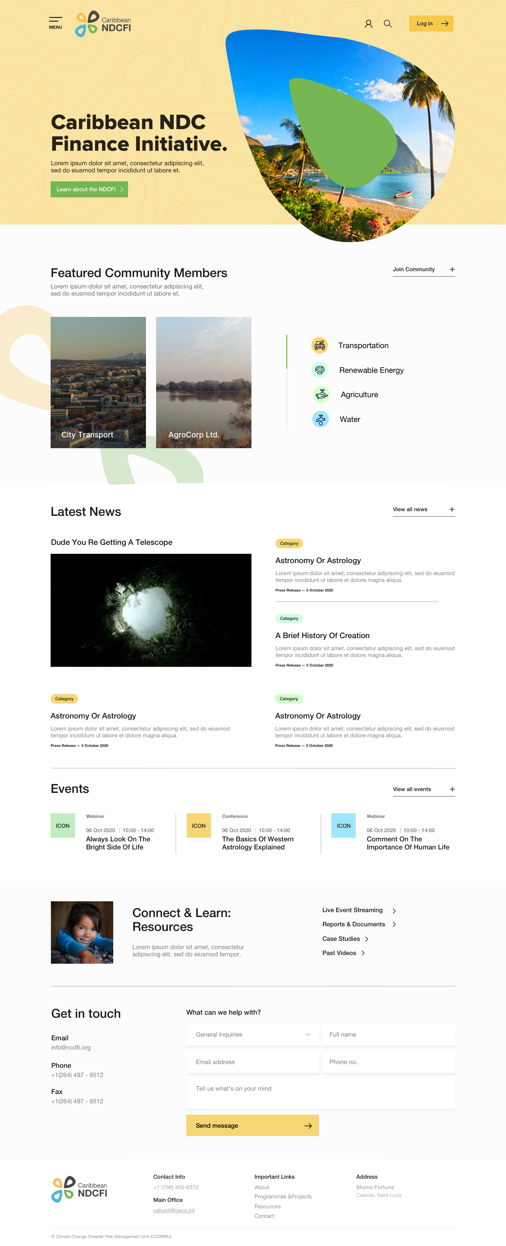 Climate Action Website by Thoughtful Agency Inc. on Dribbble