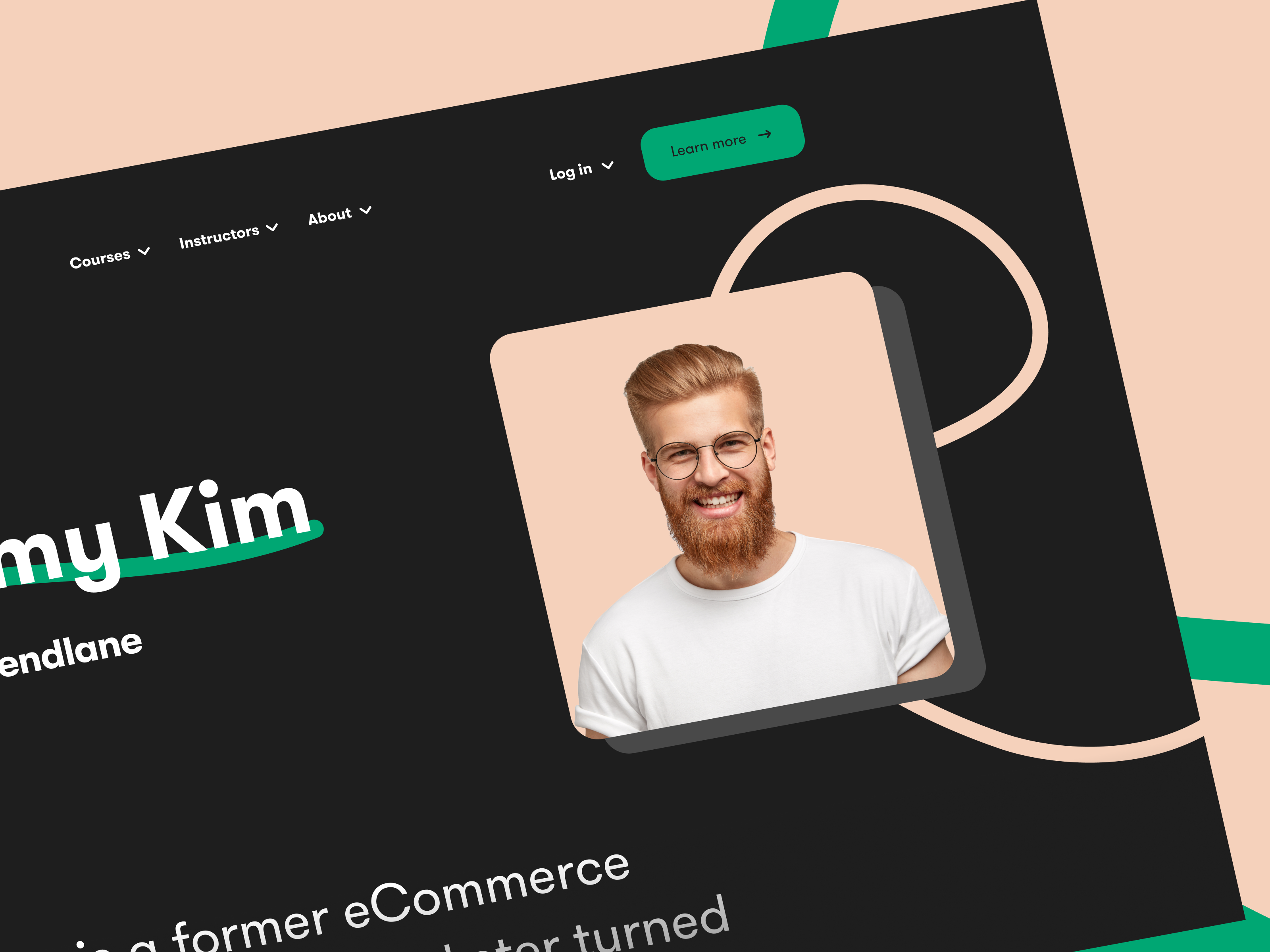 Marketer Profile Web by Borkat Ullah for Sadax Studio on Dribbble