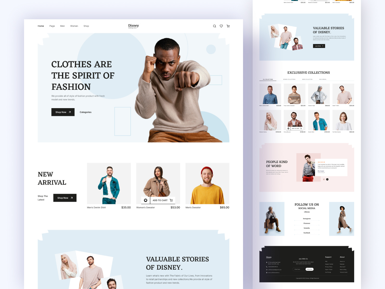 Clothing e-commerce Website by Sohidur Rahman for Remind Creative on ...