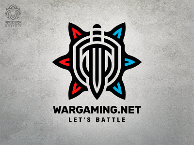 Combat strategy logo by Dmitriy Dzendo on Dribbble