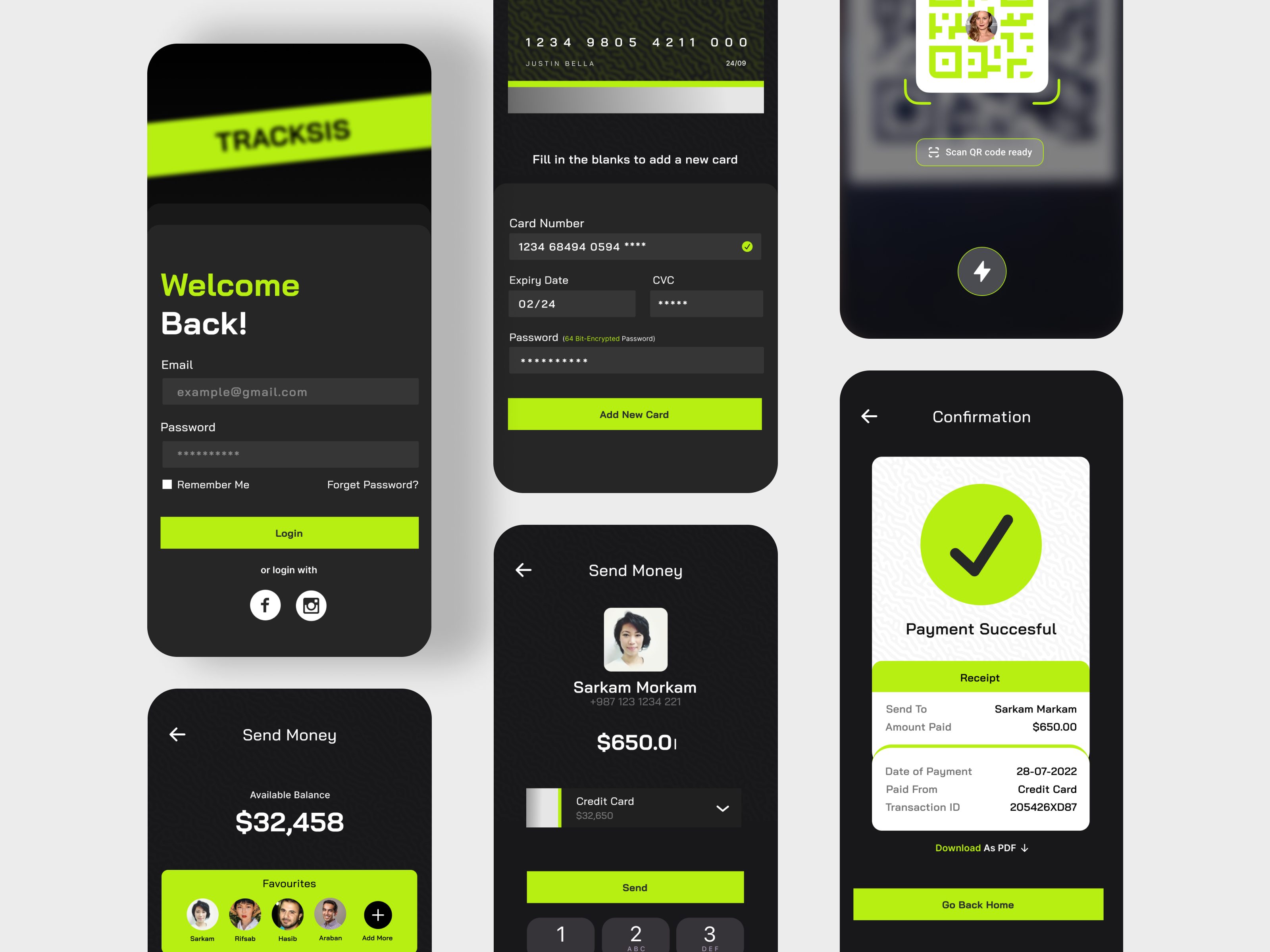 Tracksis - Financial Wallet App by Sharuck on Dribbble