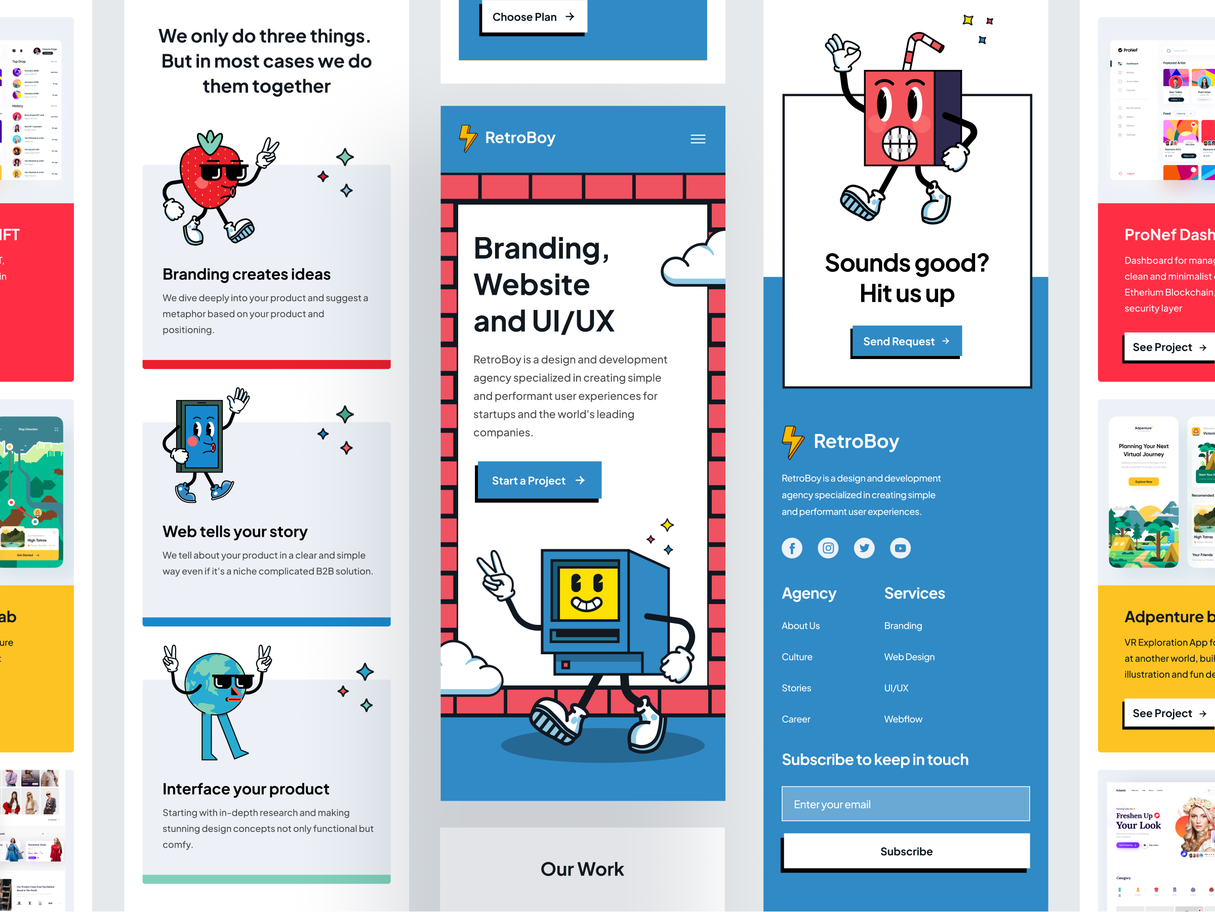 💻 RetroBoy - Creative Agency Responsive Page by Alvian Teddy Cahya ...