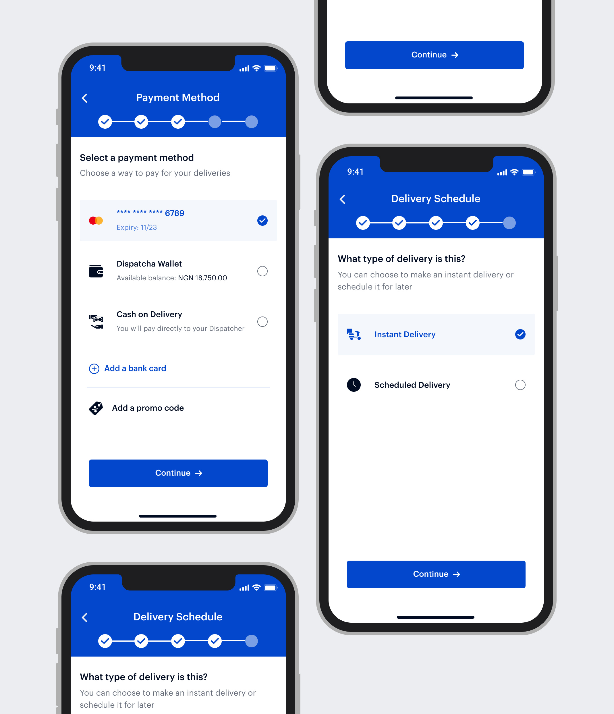 DELIVERY/LOGISTICS MOBILE APP by Onyinyebydesign on Dribbble