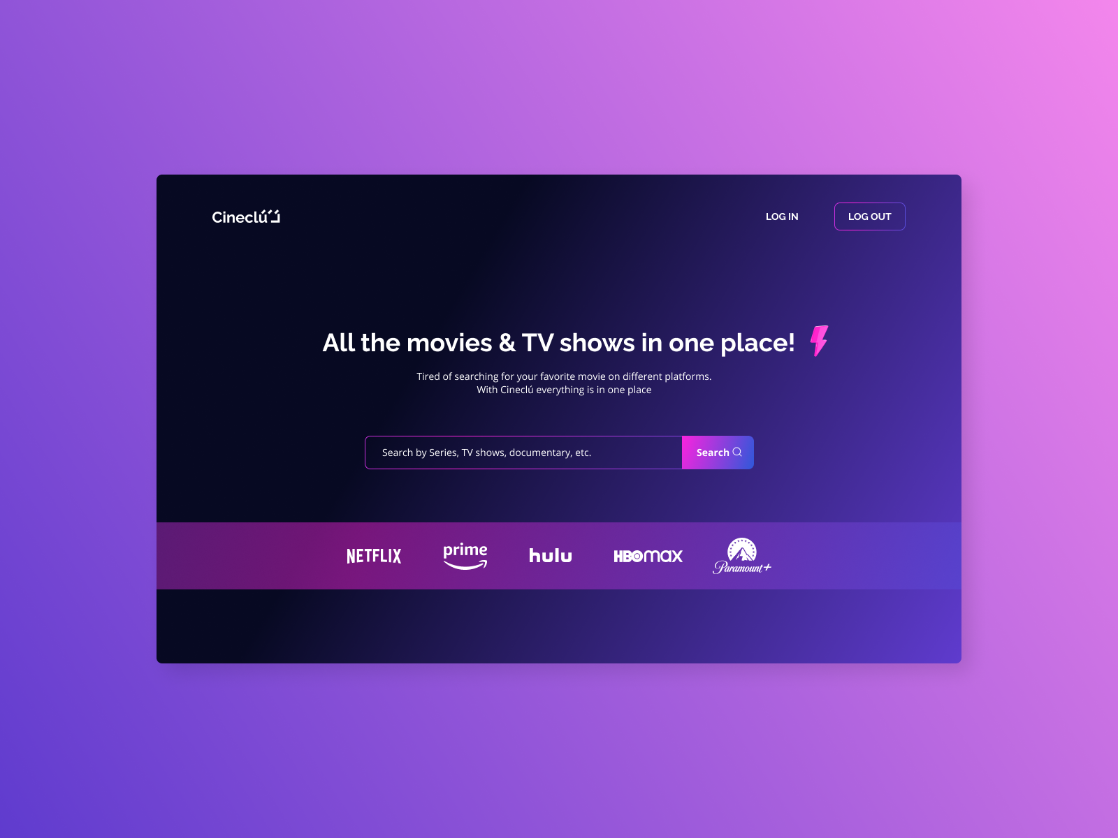 Movies & TV shows | Search bar by Sofia Colque Saavedra on Dribbble