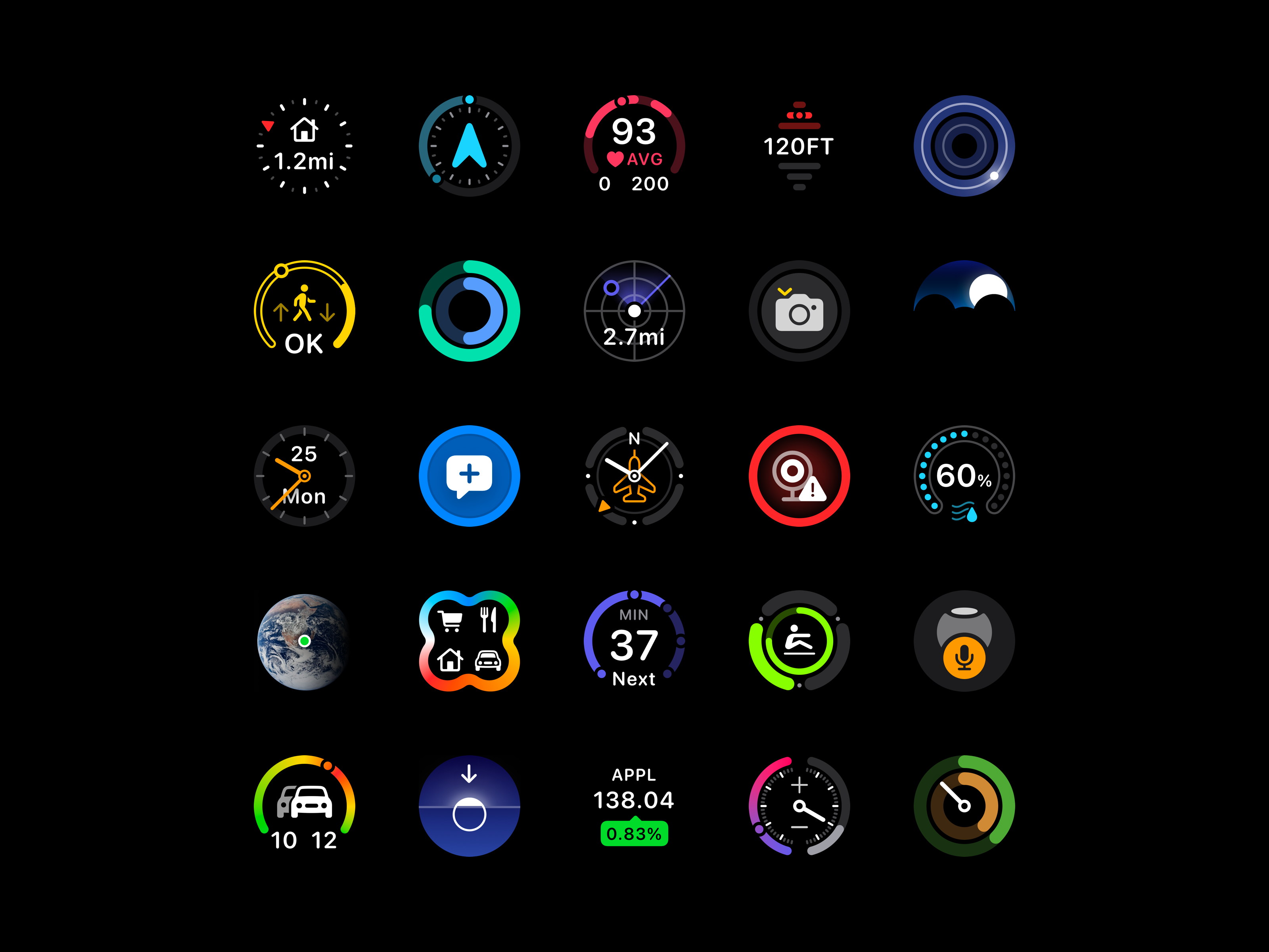 Watch Widgets 2 by yuhang on Dribbble