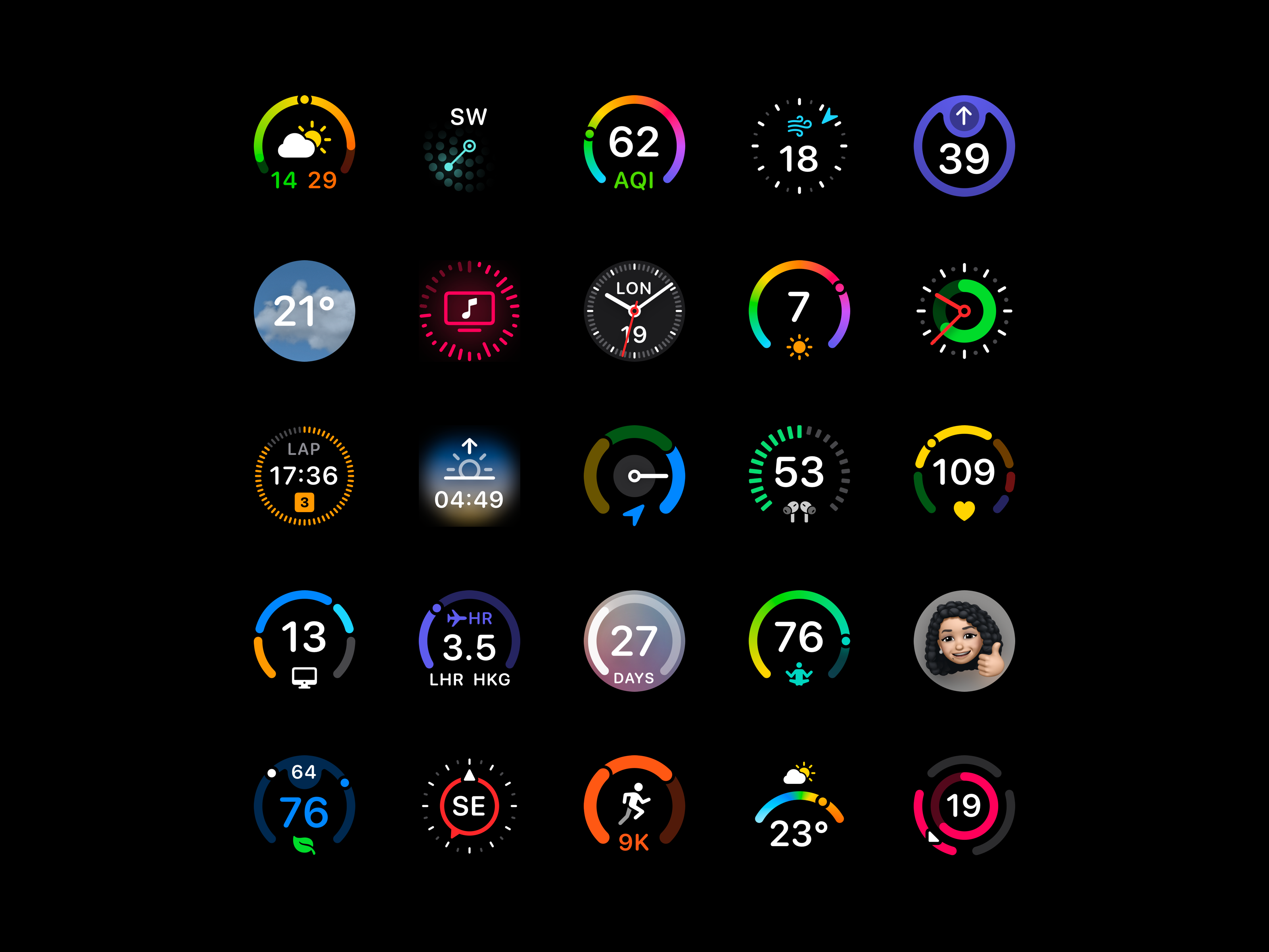 Watch Widgets 2 by yuhang on Dribbble